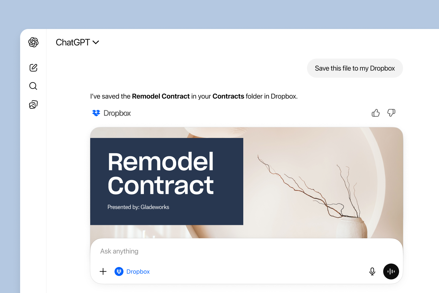 Move your work forward with new Dropbox apps in ChatGPT | Dropbox Blog