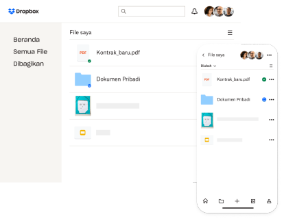 Terorganisir, Aman, Selalu Dapat Diakses - Dropbox