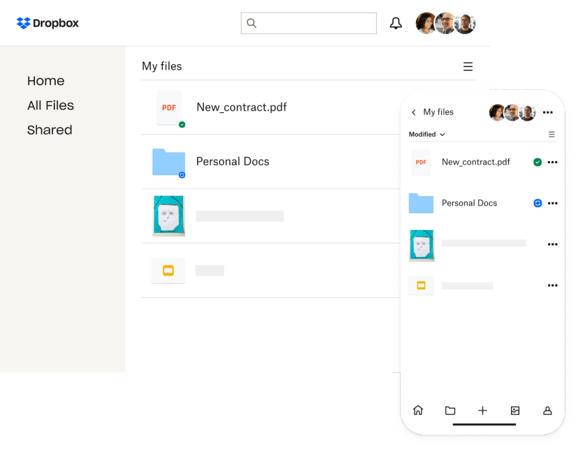 Organized, Secure, Always Accessible - Dropbox