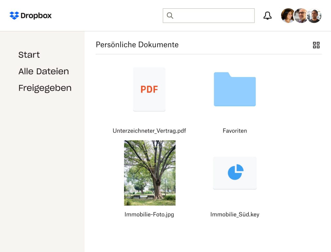 Organisiert, sicher, immer zugänglich – Dropbox