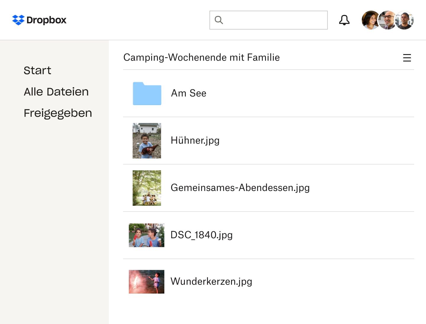 Organisiert, sicher, immer zugänglich – Dropbox