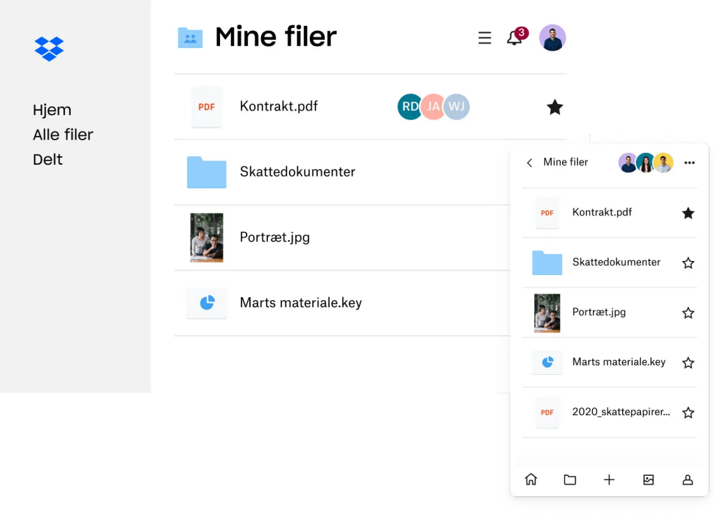Dropbox Basic (gratis konto) – Dropbox