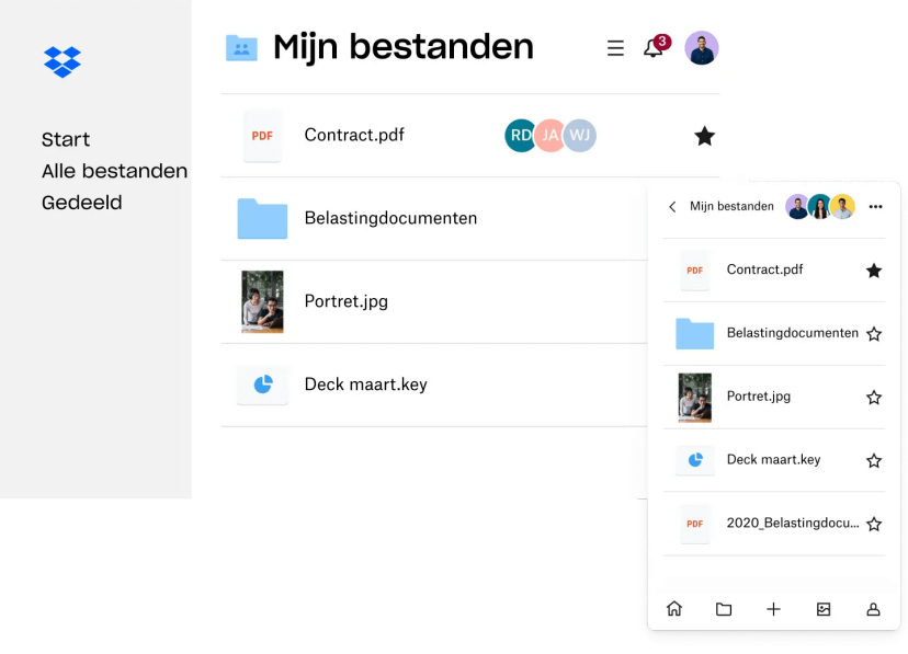 Dropbox Basic (gratis account) - Dropbox