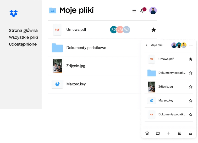 Dropbox Basic (bezpłatne konto) – Dropbox