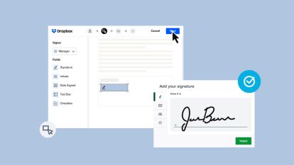 eSignatures in Dropbox, powered by Dropbox Sign - Dropbox