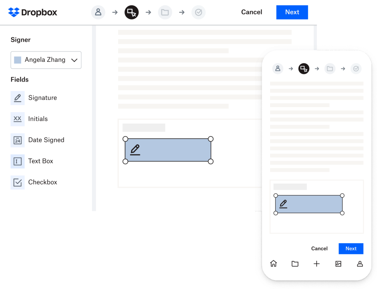 eSignatures in Dropbox, powered by Dropbox Sign - Dropbox