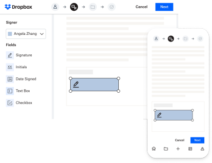 eSignatures in Dropbox, powered by Dropbox Sign - Dropbox