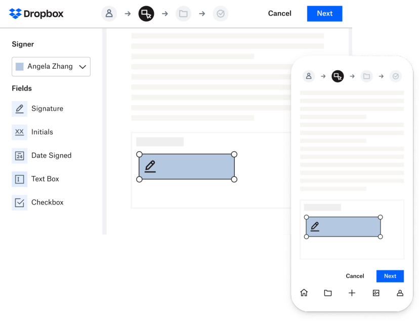eSignatures in Dropbox, powered by Dropbox Sign - Dropbox