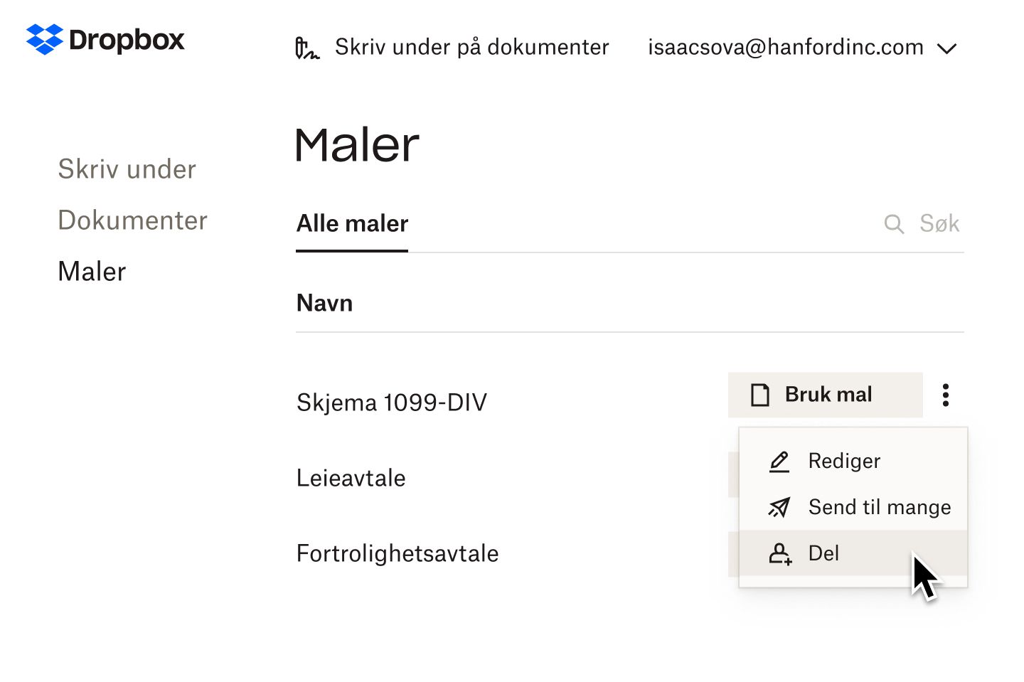 E-underskrifter i Dropbox, levert av Dropbox Sign - Dropbox
