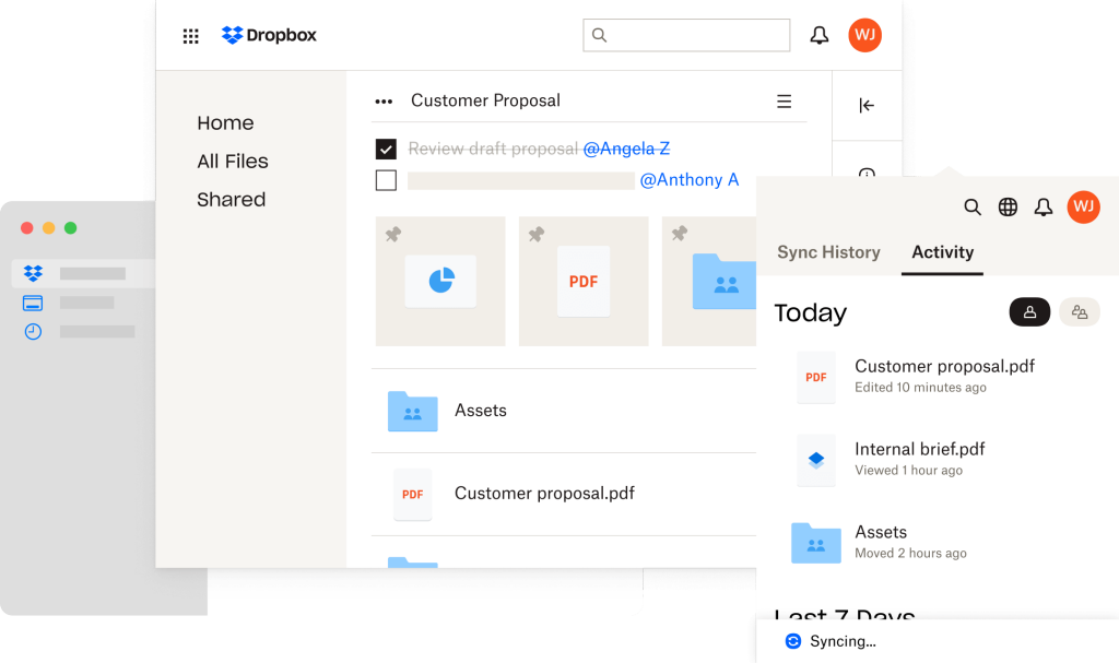 Dropbox Desktop Experience for macOS & Windows