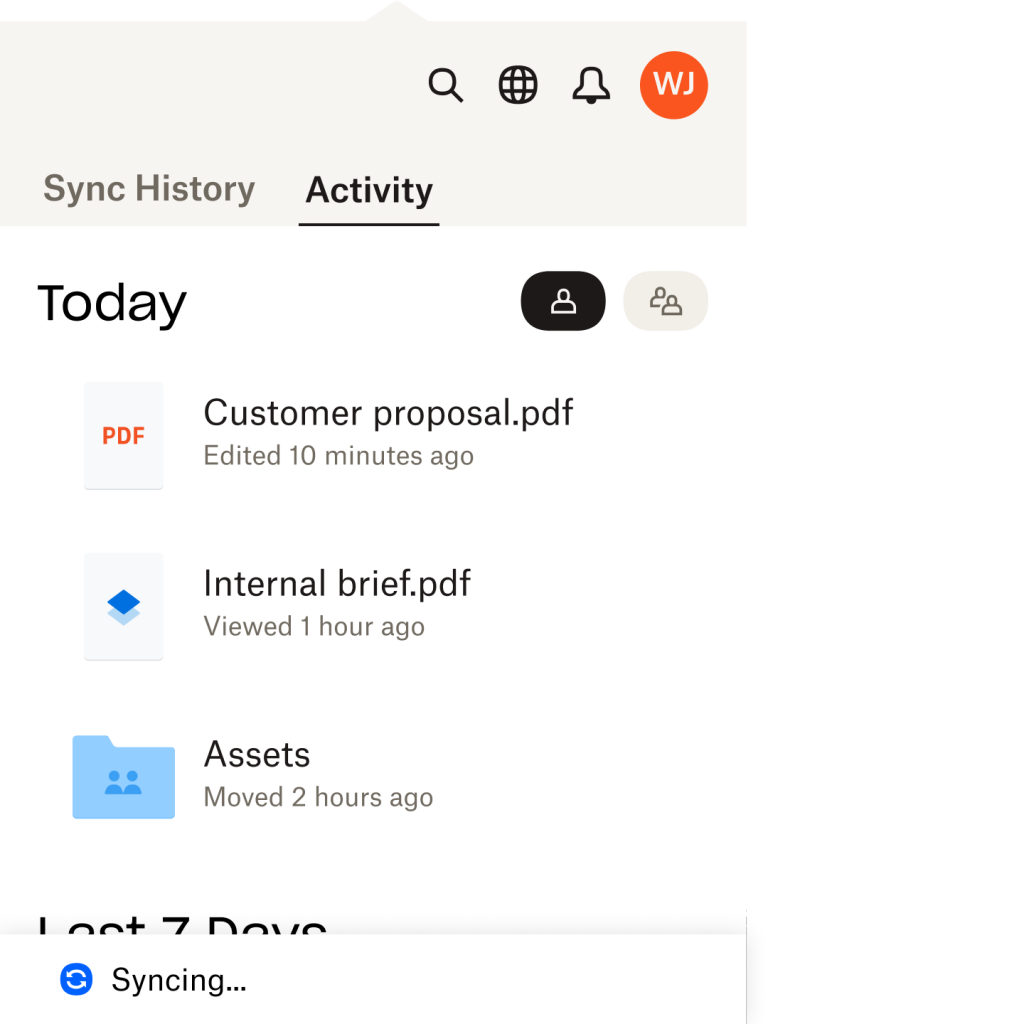 Dropbox Desktop Experience for macOS and Windows