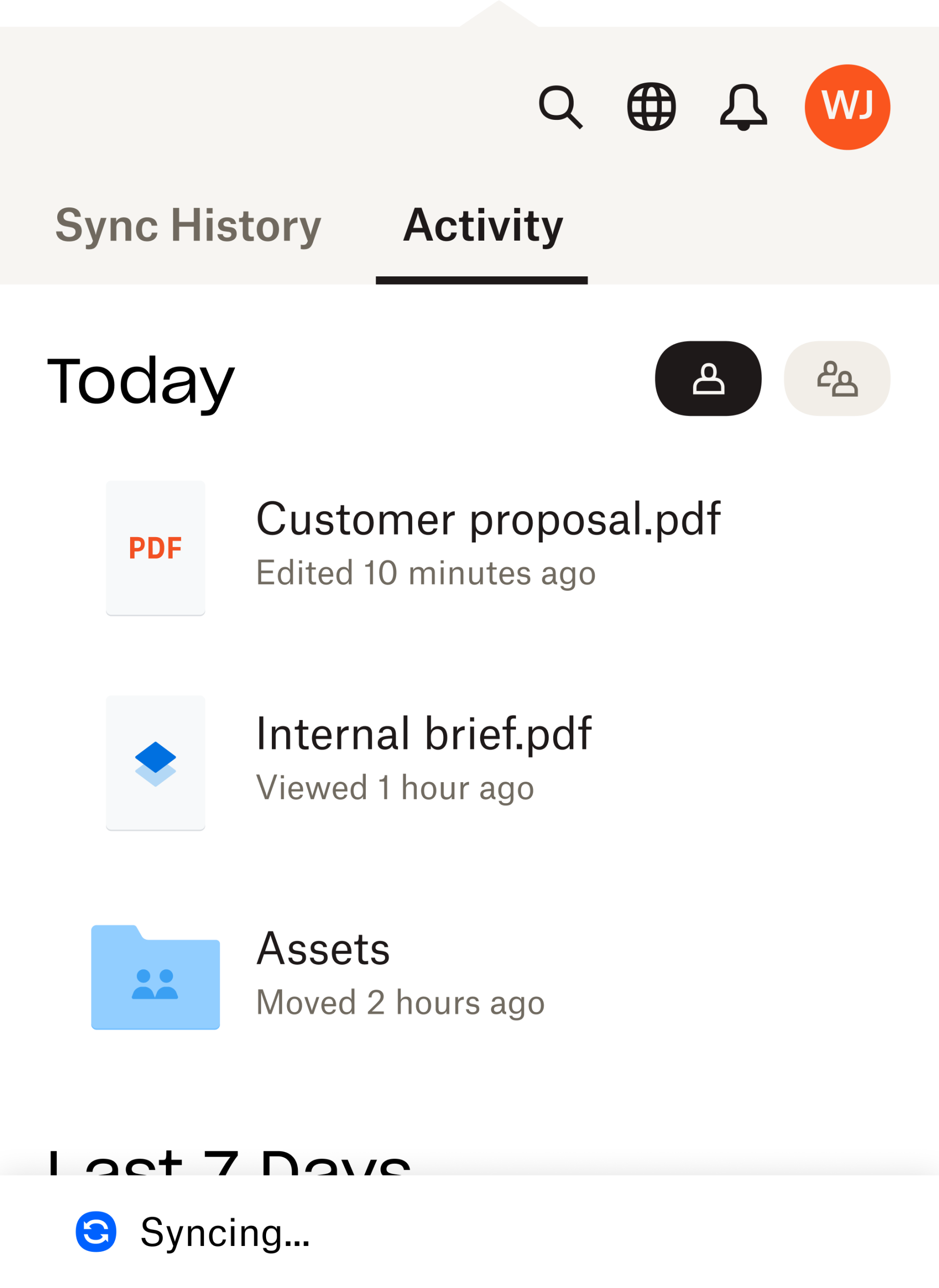 Dropbox Desktop Experience for macOS & Windows