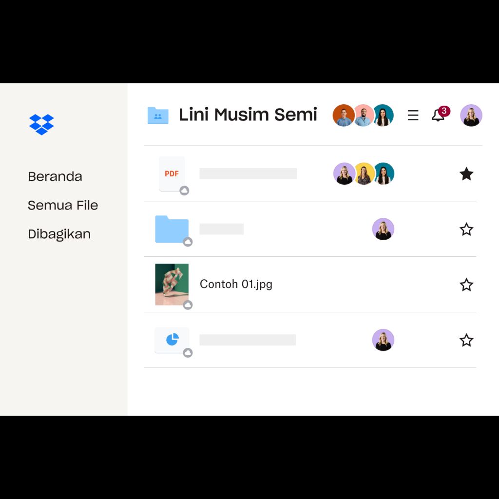 Penyimpanan Dokumen Awan - Dropbox