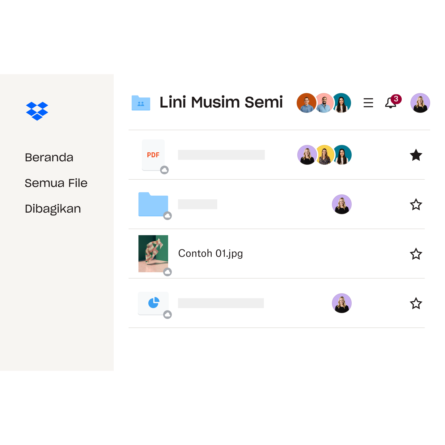 Penyimpanan Dokumen Awan - Dropbox
