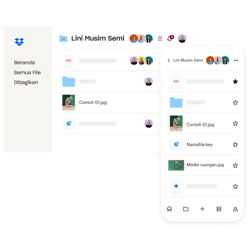 Penyimpanan Dokumen Awan - Dropbox