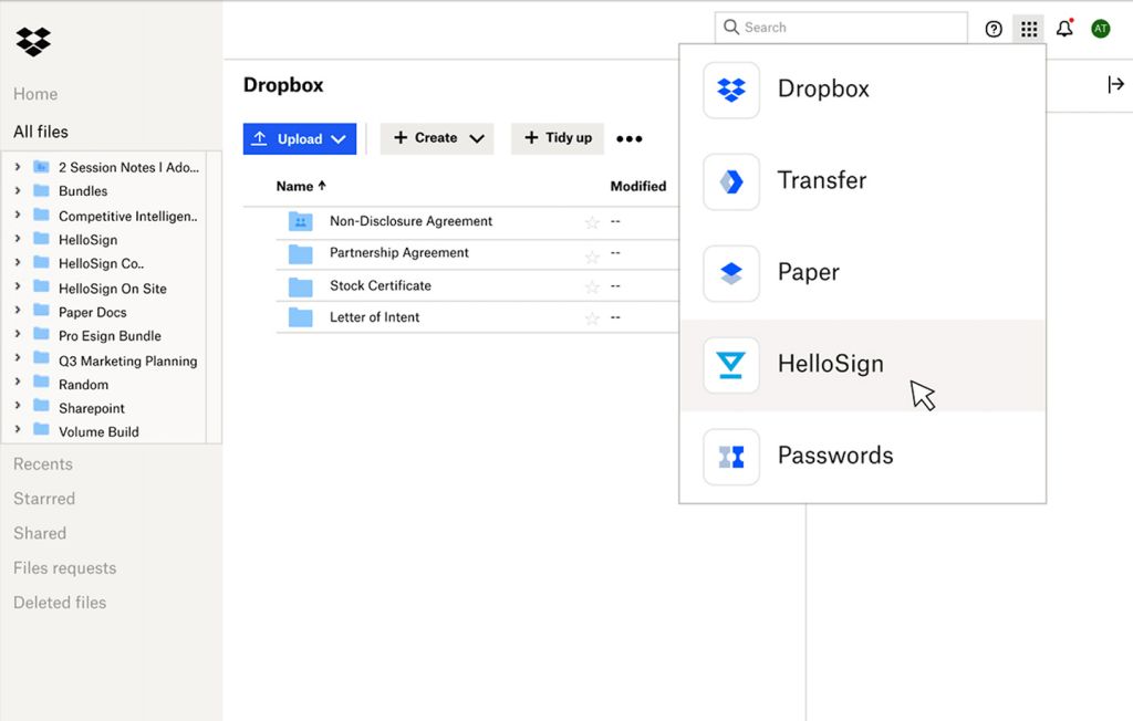 Add Electronic Signatures to Digital Files - Dropbox