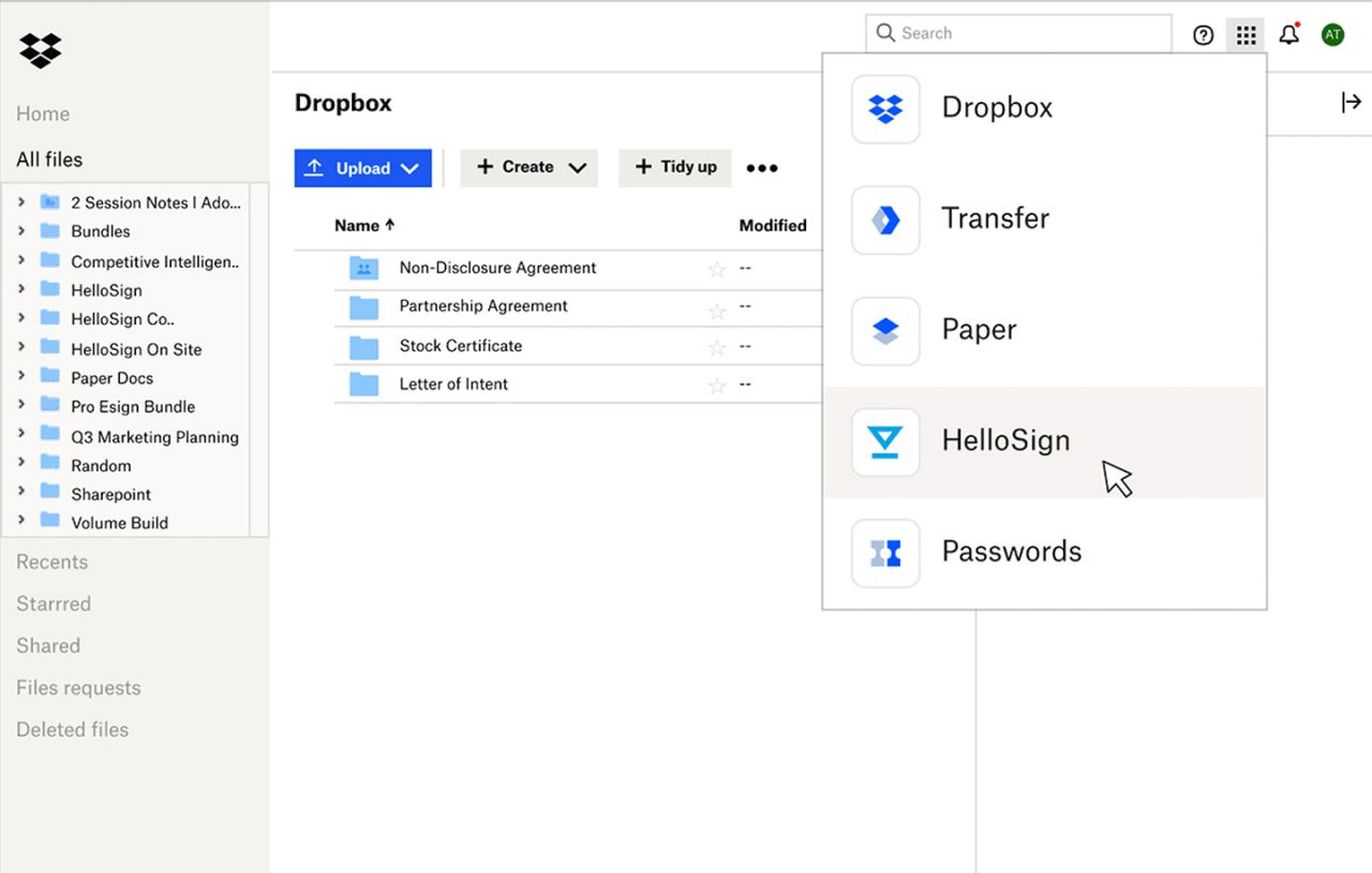 Add Electronic Signatures to Digital Files - Dropbox