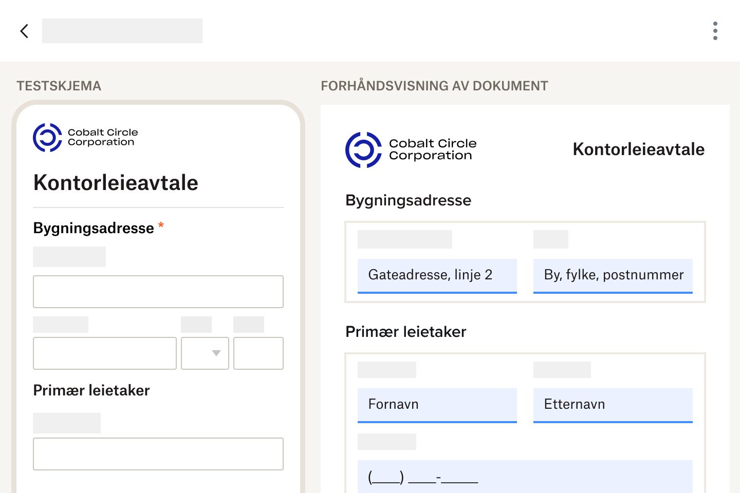 Mobilvennlige nettskjemaer – Dropbox