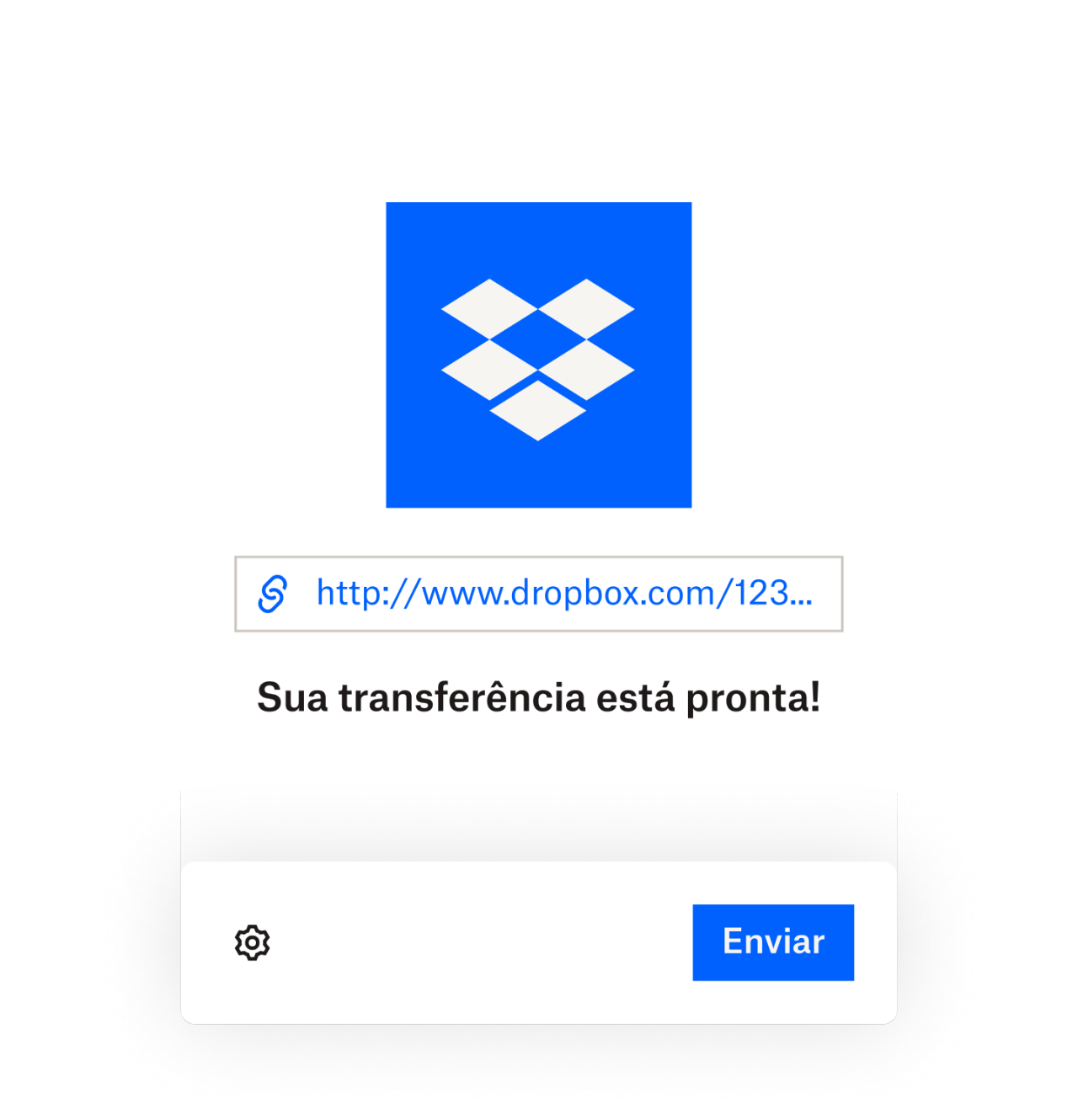Transferência rápida e segura de arquivos - Dropbox