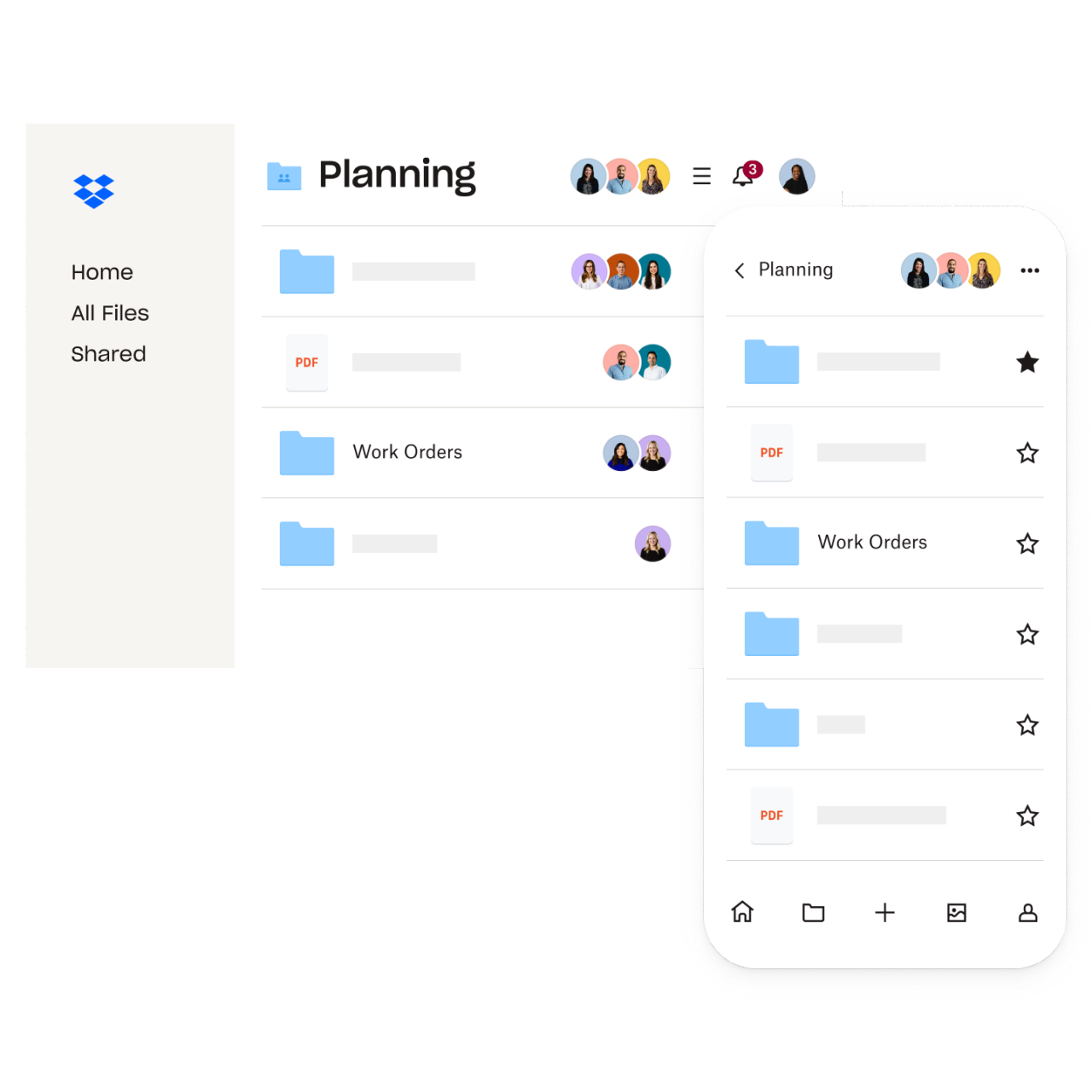 Share Folders - Dropbox