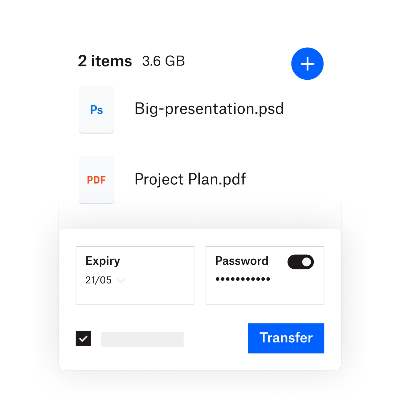 Send and Transfer Large Files - Dropbox