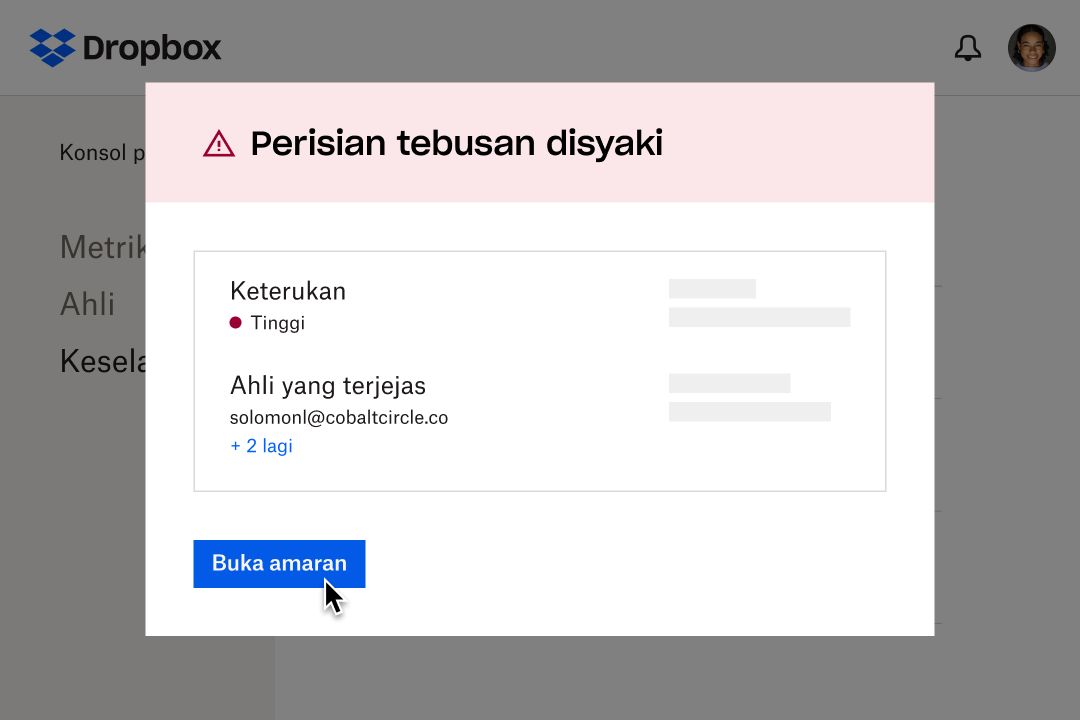 Kemas kini Produk Dropbox