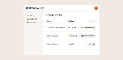 Dropbox Sign October 2022 Product Updates
